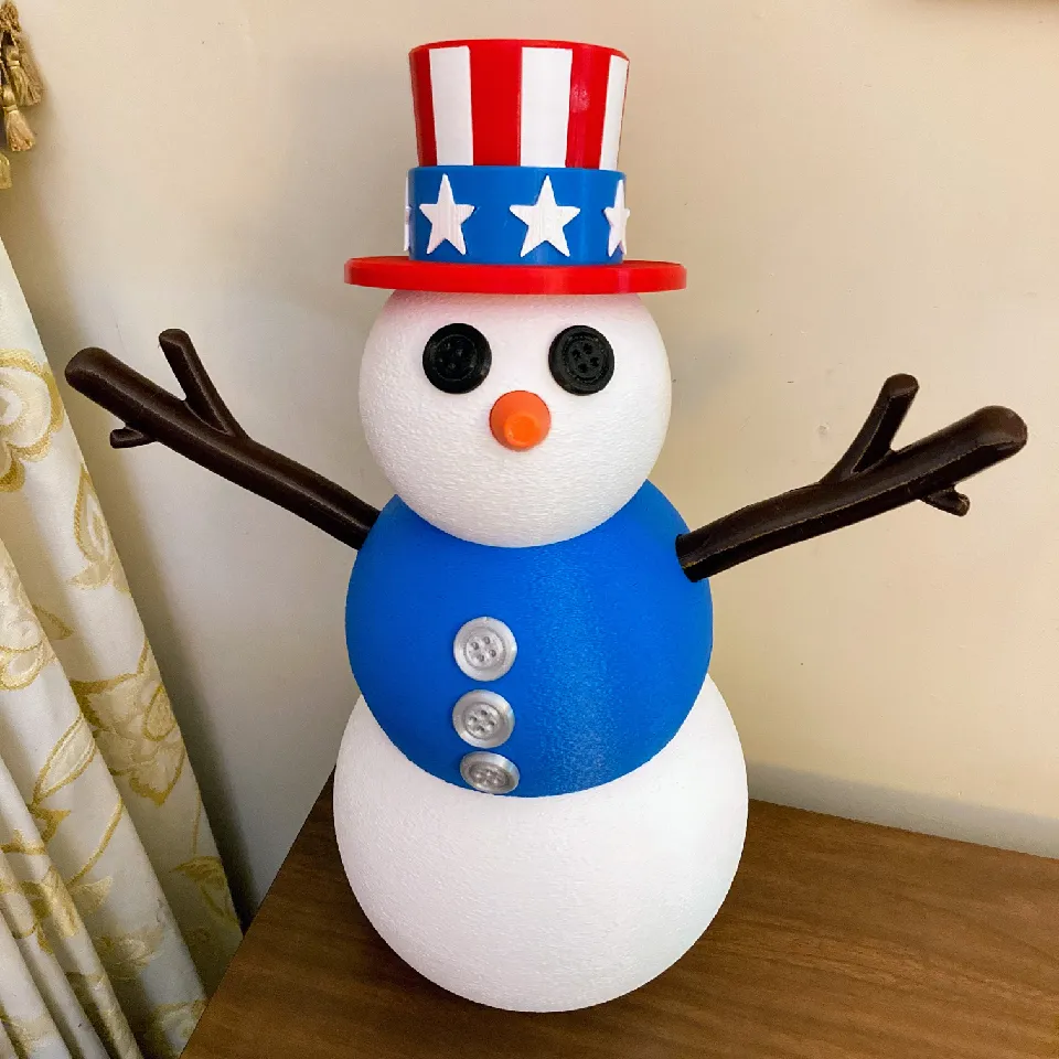 4th of July Independence Day Uncle Sam Hat for Giant Snowman by IvyMike ...