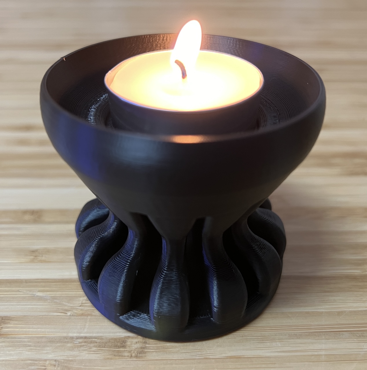 Tea Light Holder by muddymaker | Download free STL model | Printables.com