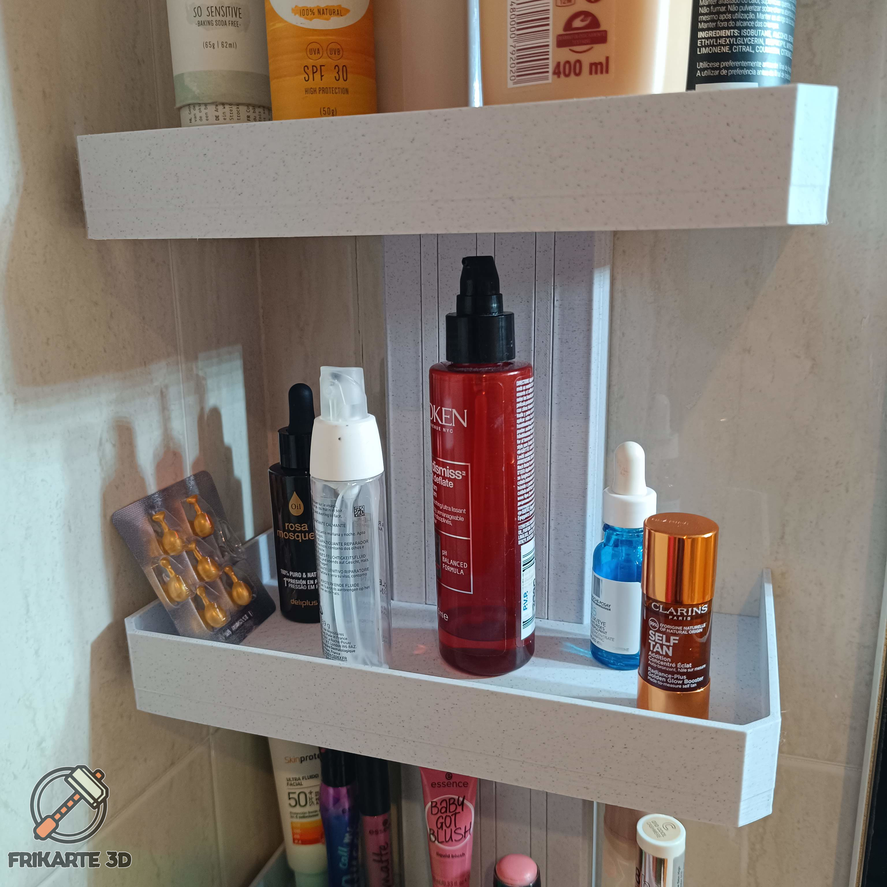 Modular MakeUp Shelving by Frikarte3D | Printables Store