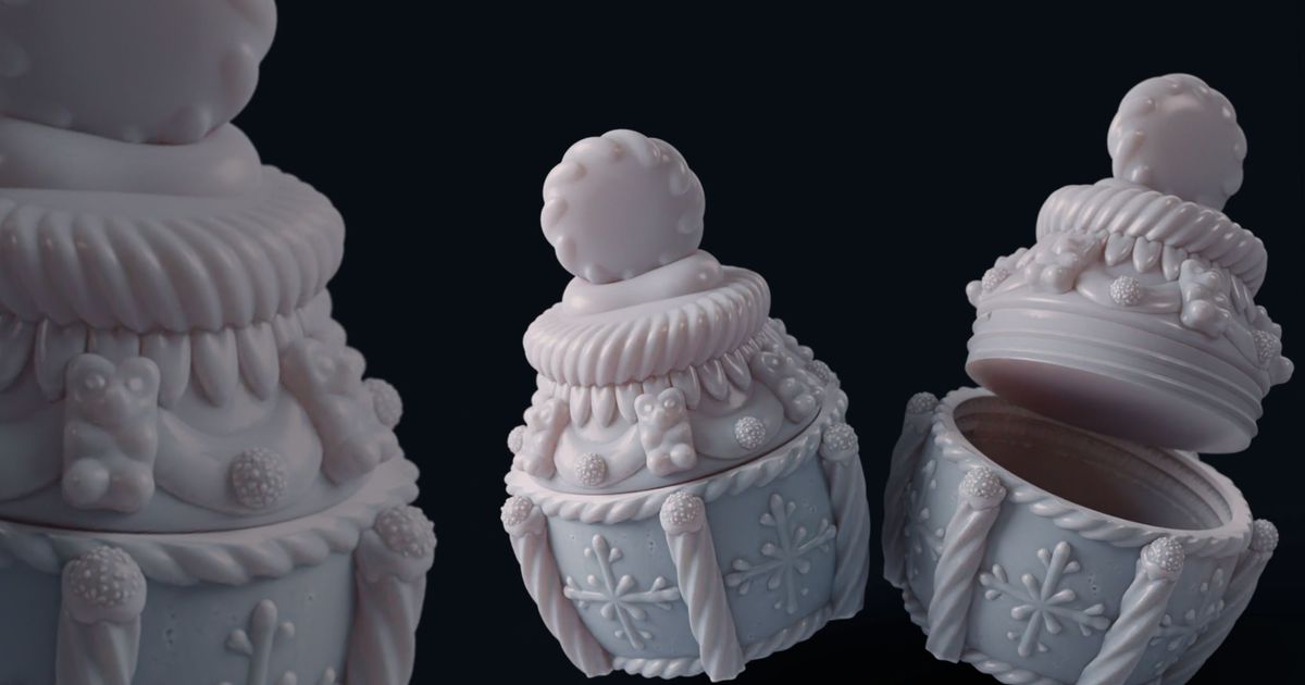 Gingerbread Dice Box - Mythic Mugs by Ars Moriendi 3D | Download free ...