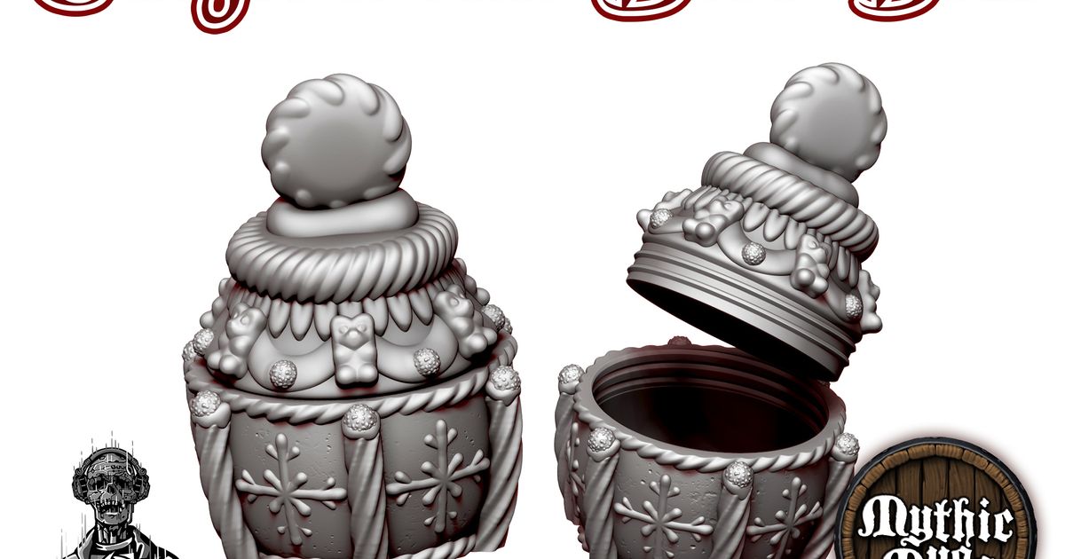Gingerbread Dice Box - Mythic Mugs by Ars Moriendi 3D | Download free ...