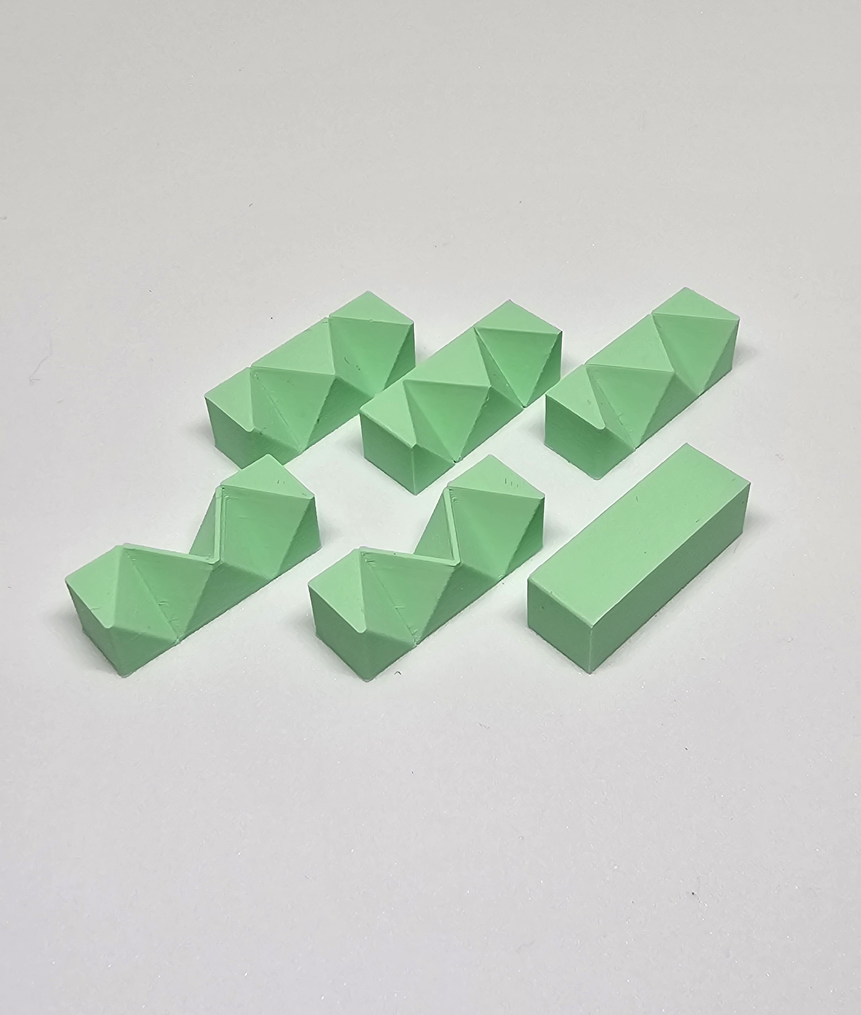 6 Piece Diagonal Burr Puzzle by RJ Design | Download free STL model ...