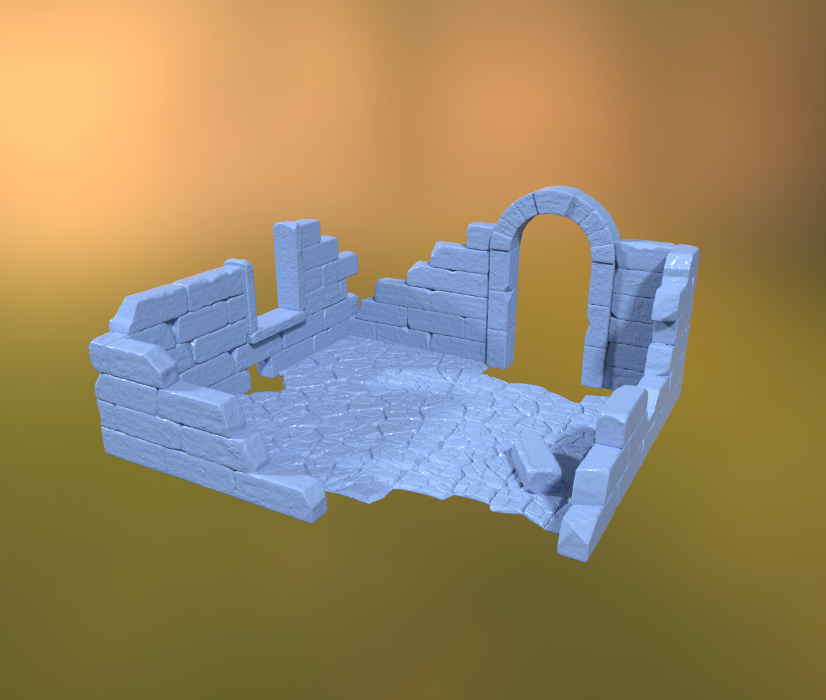 Ruins by Yoshi | Download free STL model | Printables.com