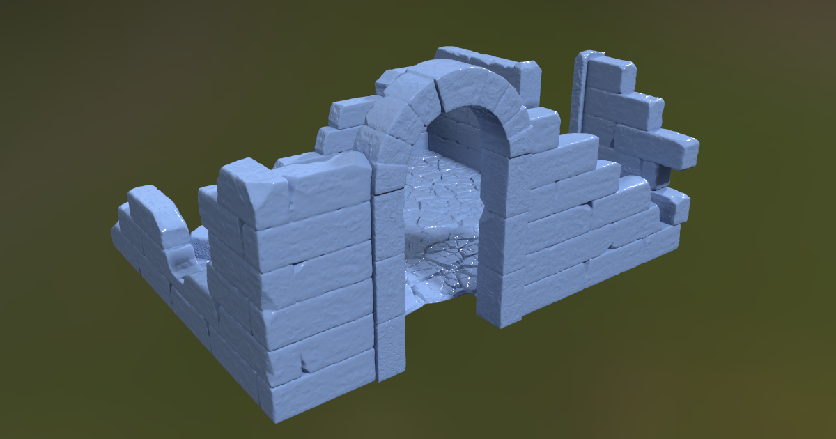 Ruins by Yoshi | Download free STL model | Printables.com