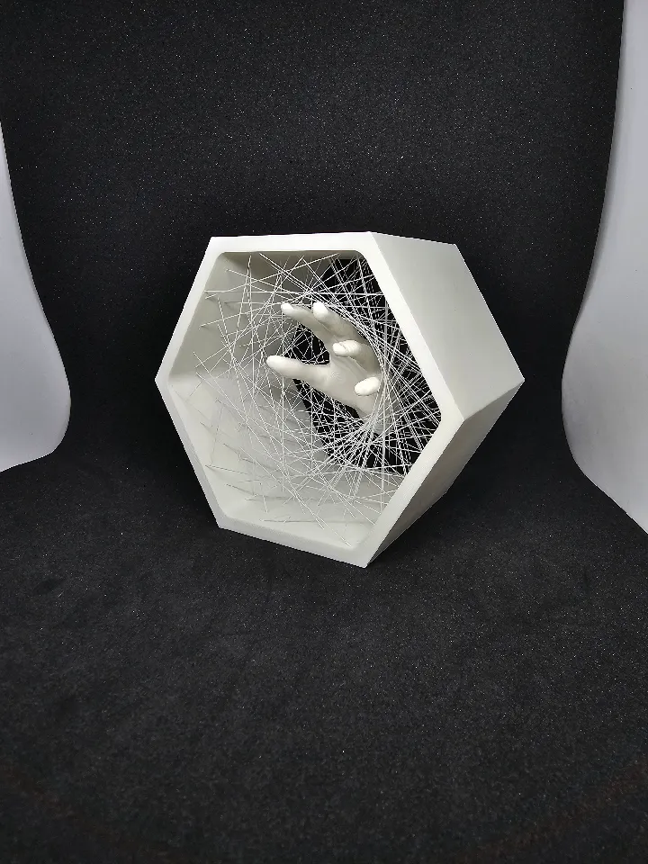 Suspended Hand Vortex Remix by RJ Design | Download free STL model ...