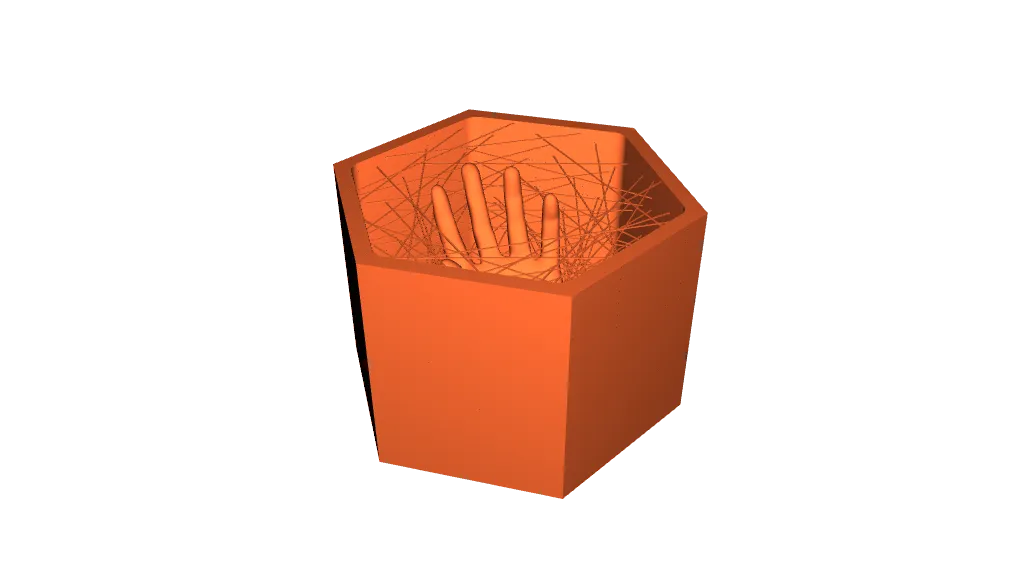 Suspended Hand Vortex Remix by RJ Design | Download free STL model ...