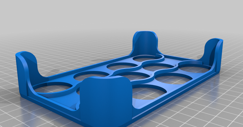 Collet Rack ER32 with center support by Rolf Ahlers | Download free STL ...