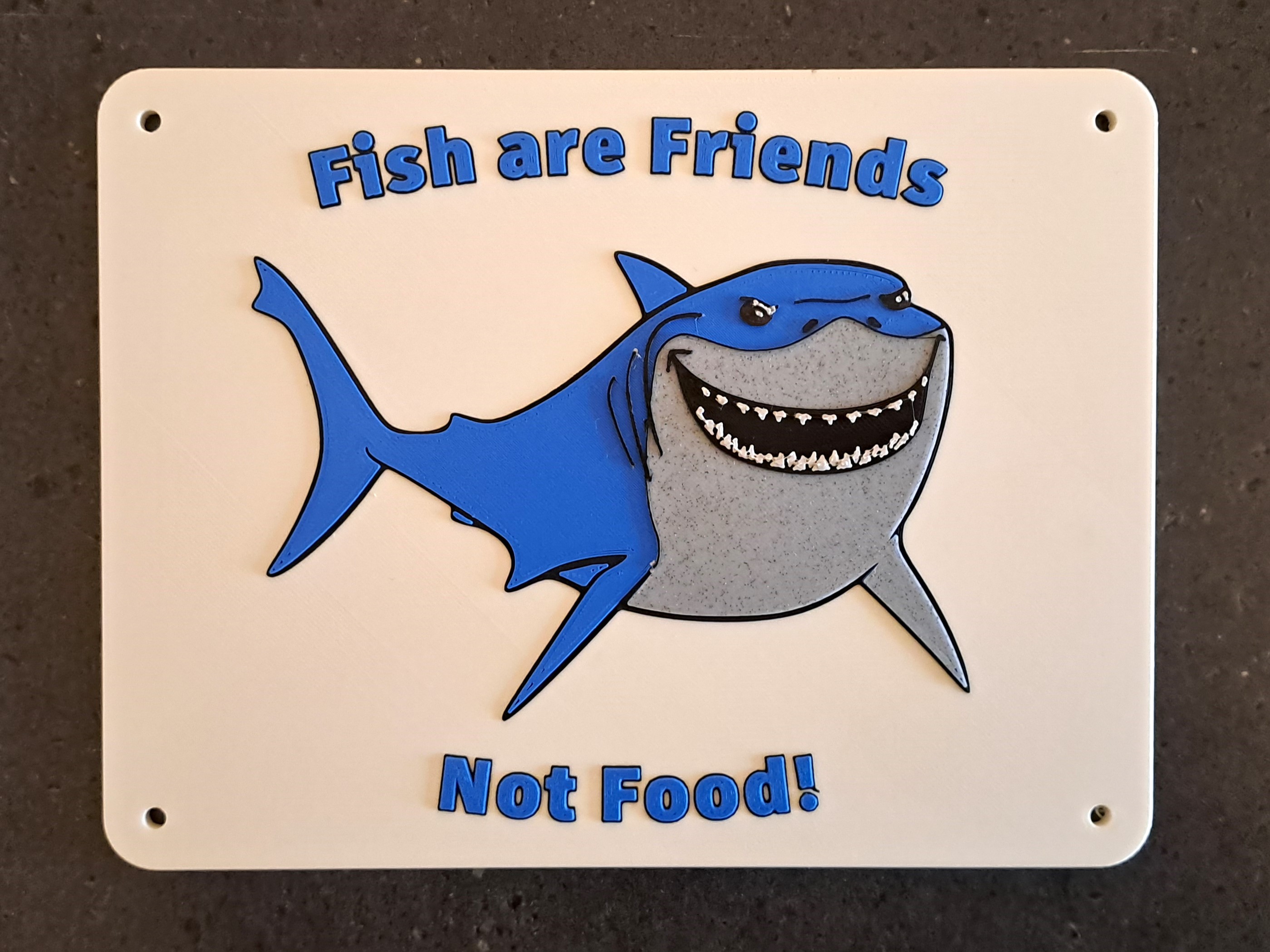 Fish are friends, not food! by Vetti | Download free STL model ...