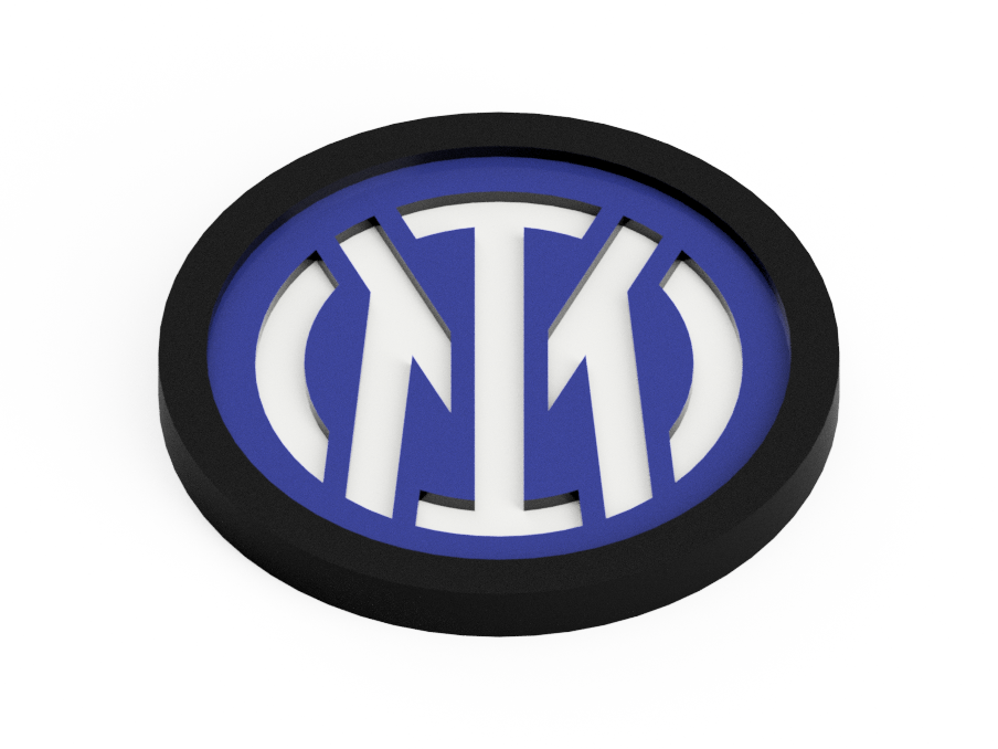 Escudo Inter Milan by dpnd3d | Download free STL model | Printables.com