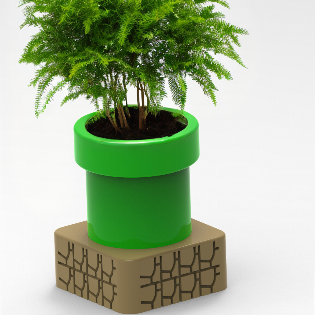 Super Mario Plant Pot by Beeverdan | Download free STL model ...