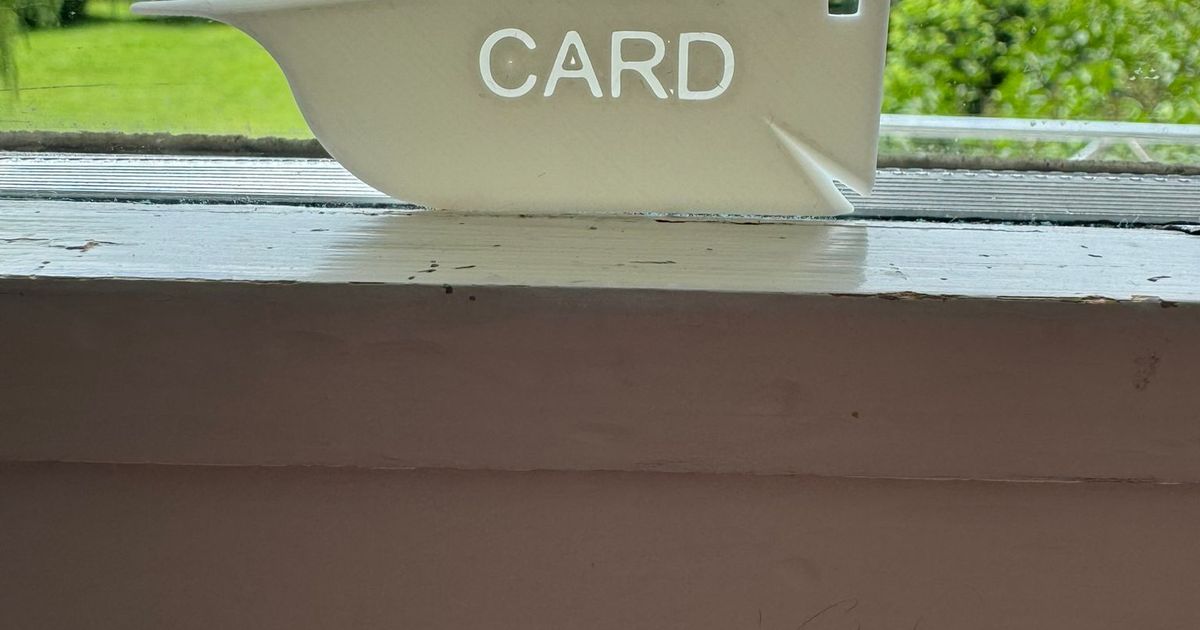 TICK CARD by Elias Porchet | Download free STL model | Printables.com