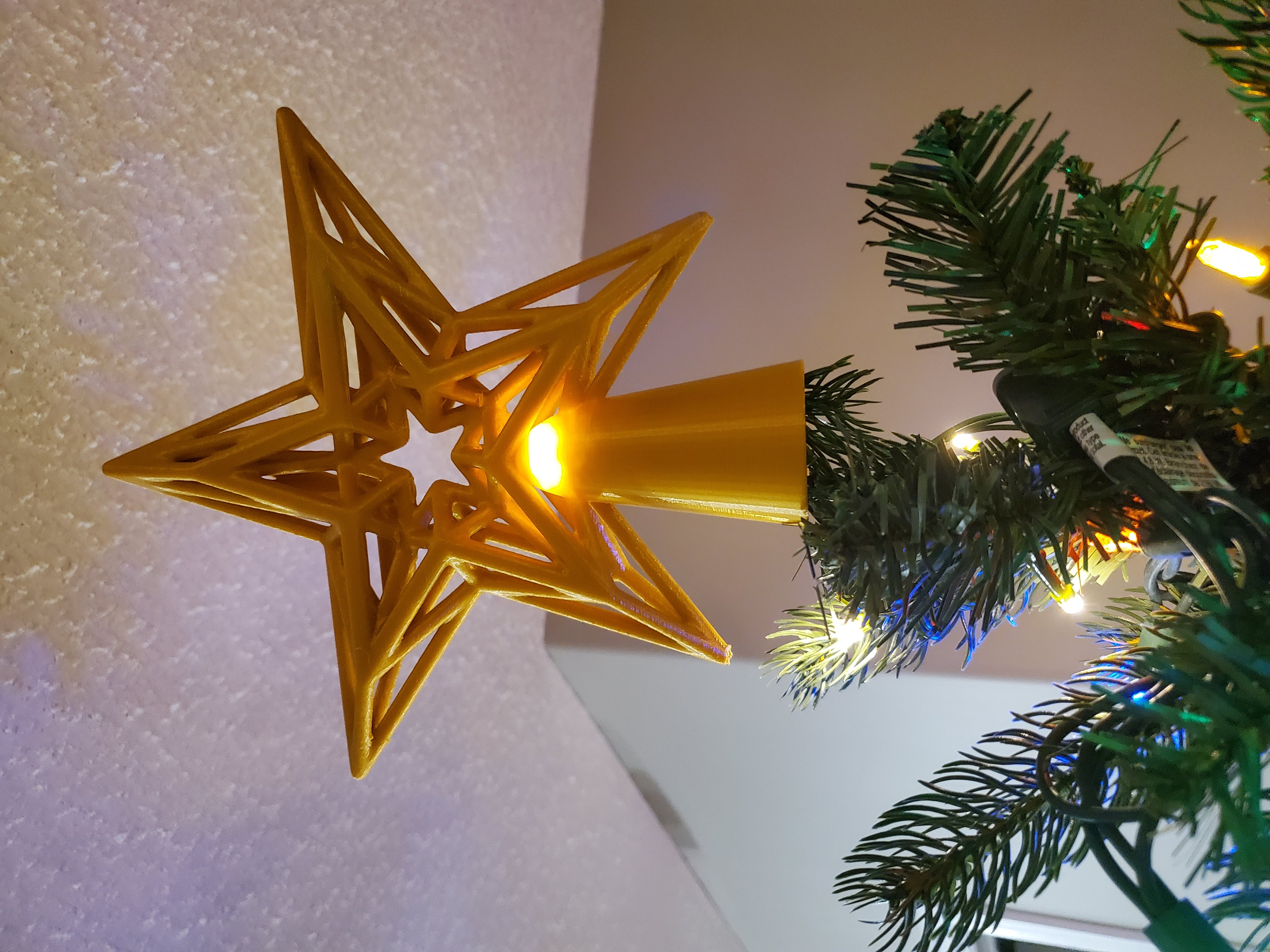 Lattice Star Treetopper by CodyWesley | Download free STL model ...