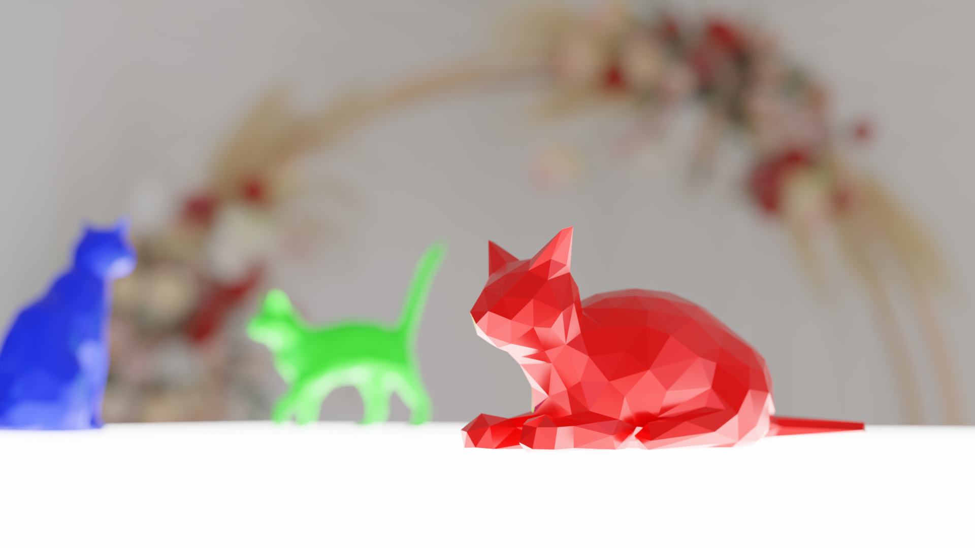 Low Poly Cat Pack by Isaac Brewer | Download free STL model ...