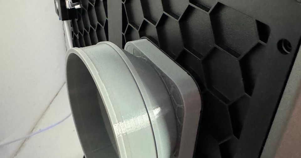 Creality K1 & K1C 4 inch Vent Duct Adapter - Short funnel by gothi ...