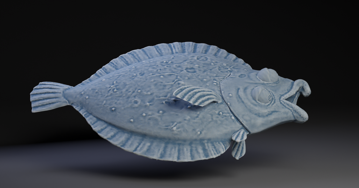 Halibut by Peter Farell | Download free STL model | Printables.com
