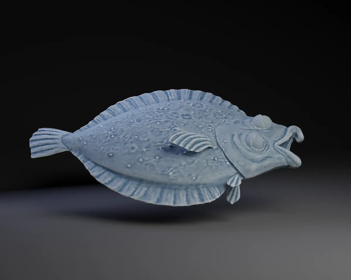 Halibut by Peter Farell | Download free STL model | Printables.com