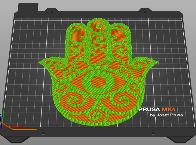 khamsa Egyptian flak by Mohamed khalil | Download free STL model ...