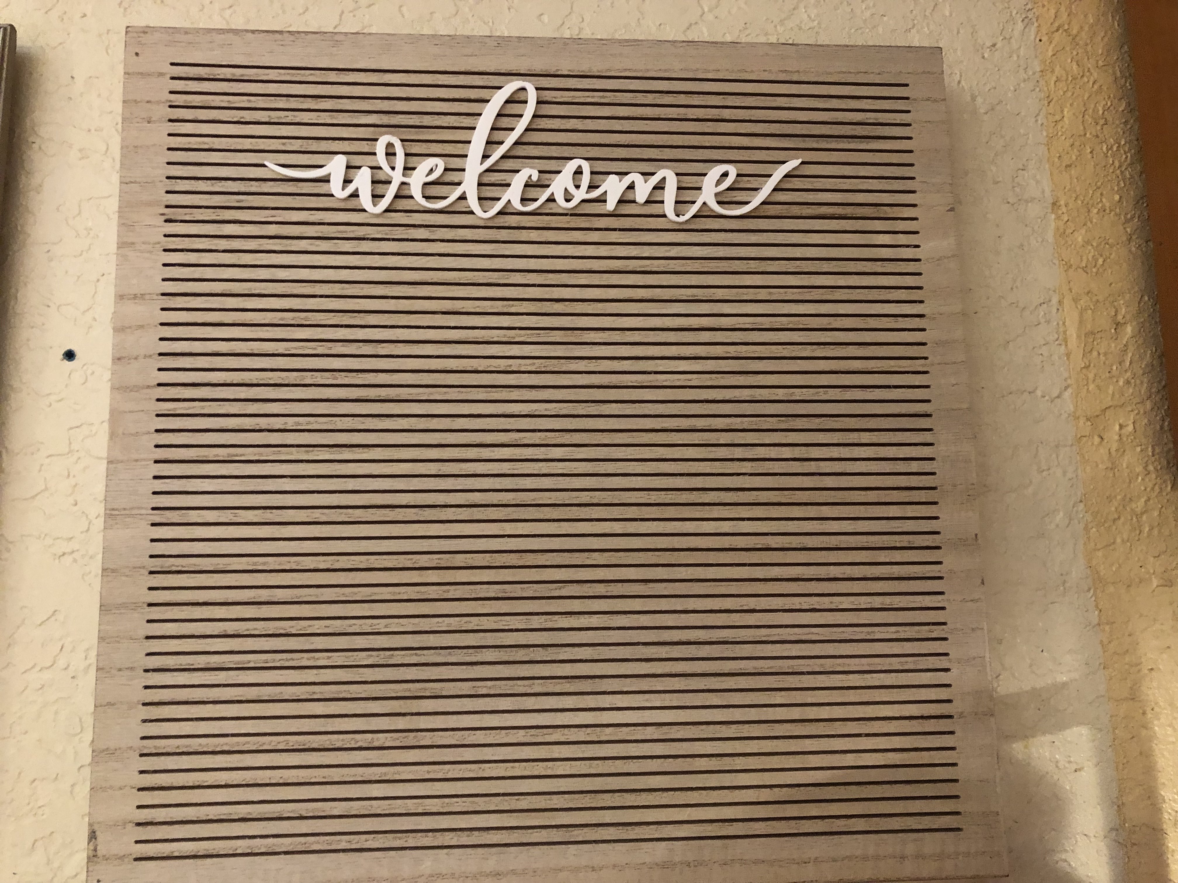 Welcome Cursive Sign for Letter Board by RiceRocket | Download free STL ...