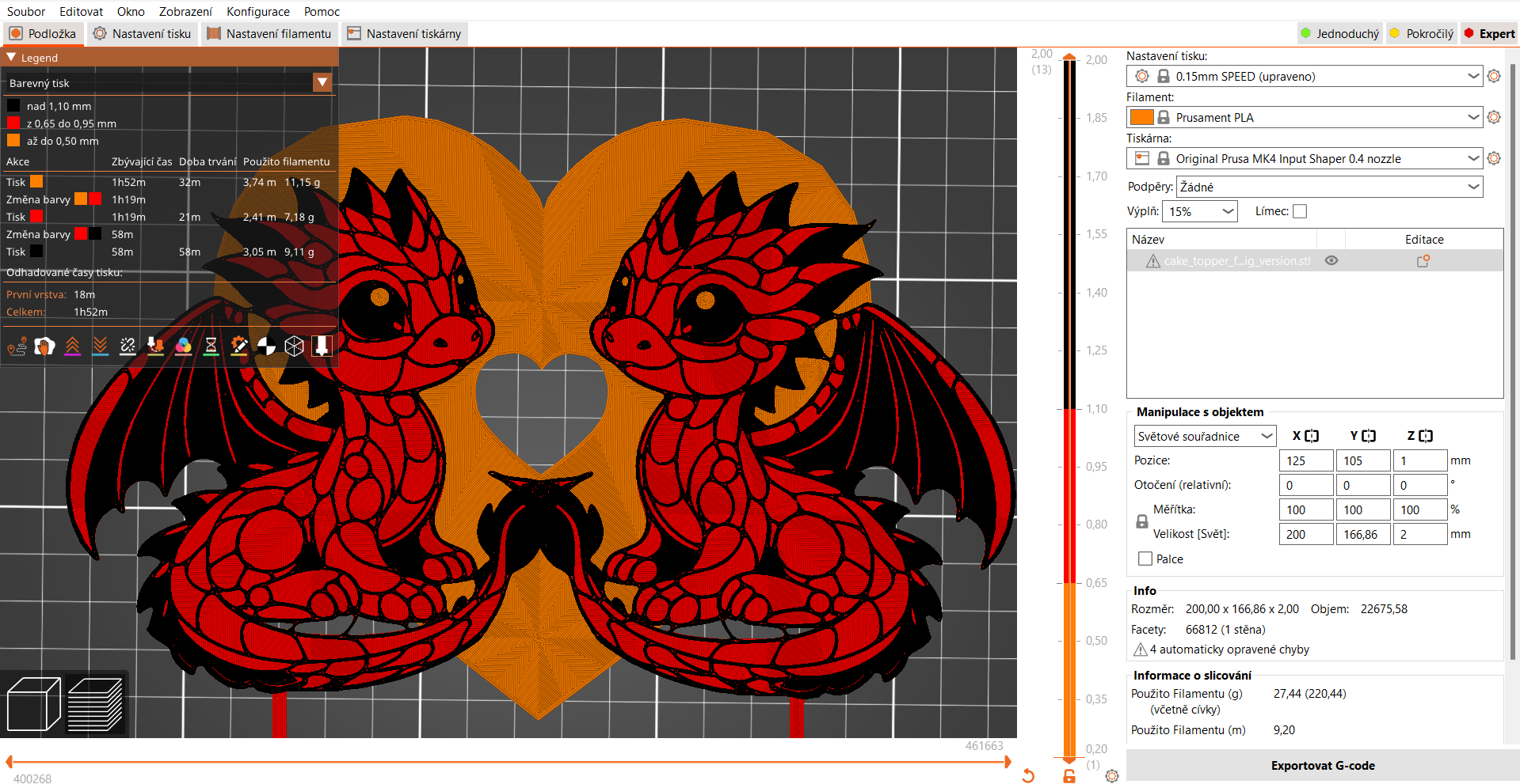 Cake toppers: Two baby dragons for twins (three colours) by Nina Máčová ...