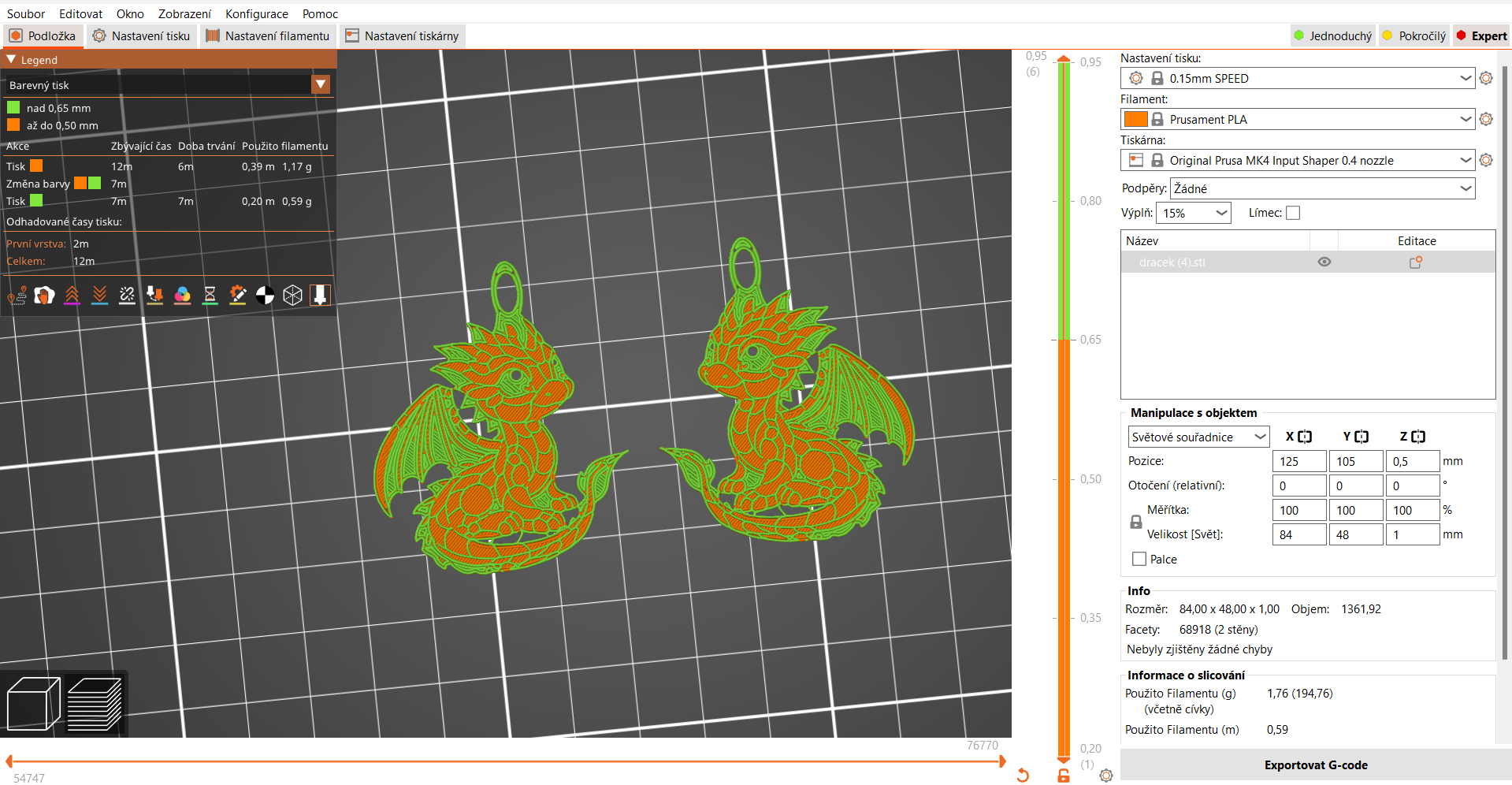 Cake toppers: Two baby dragons for twins (three colours) by Nina Máčová ...