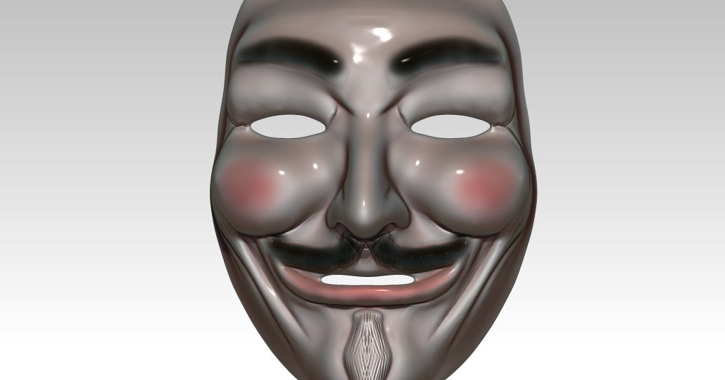 V FOR VENDETTA MASK von Yimpres3d | Kostenloses STL-Modell ...