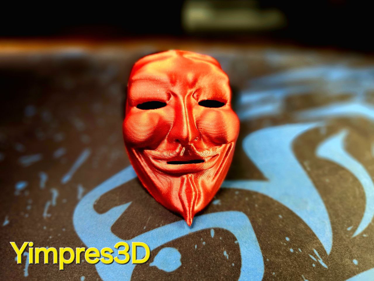 V FOR VENDETTA MASK von Yimpres3d | Kostenloses STL-Modell ...