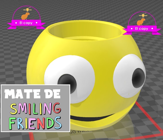 Mate Smiling Friends by Facundo Sagania | Download free STL model | Printables.com