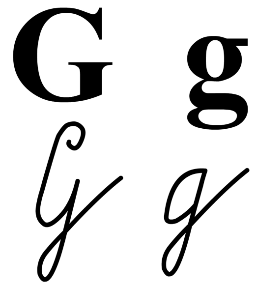 Simple letter Gg by Nina Máčová | Download free STL model | Printables.com