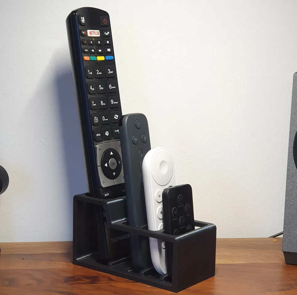 Remote Holder for four remotes by Nondil | Download free STL model ...