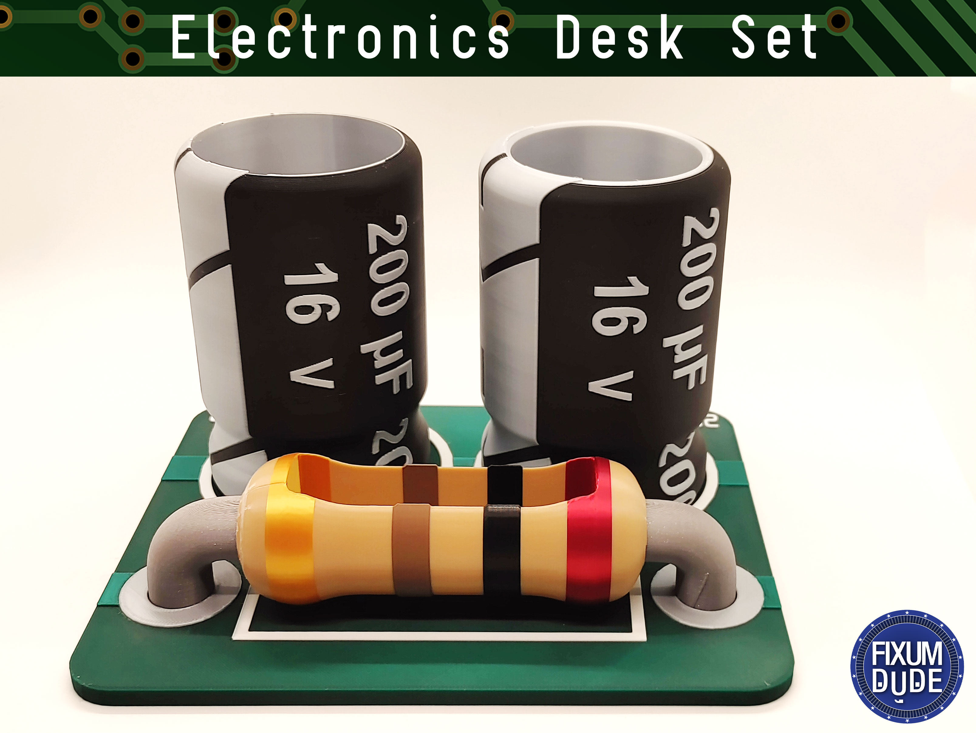 Electronics Desk Set by fixumdude | Printables Store