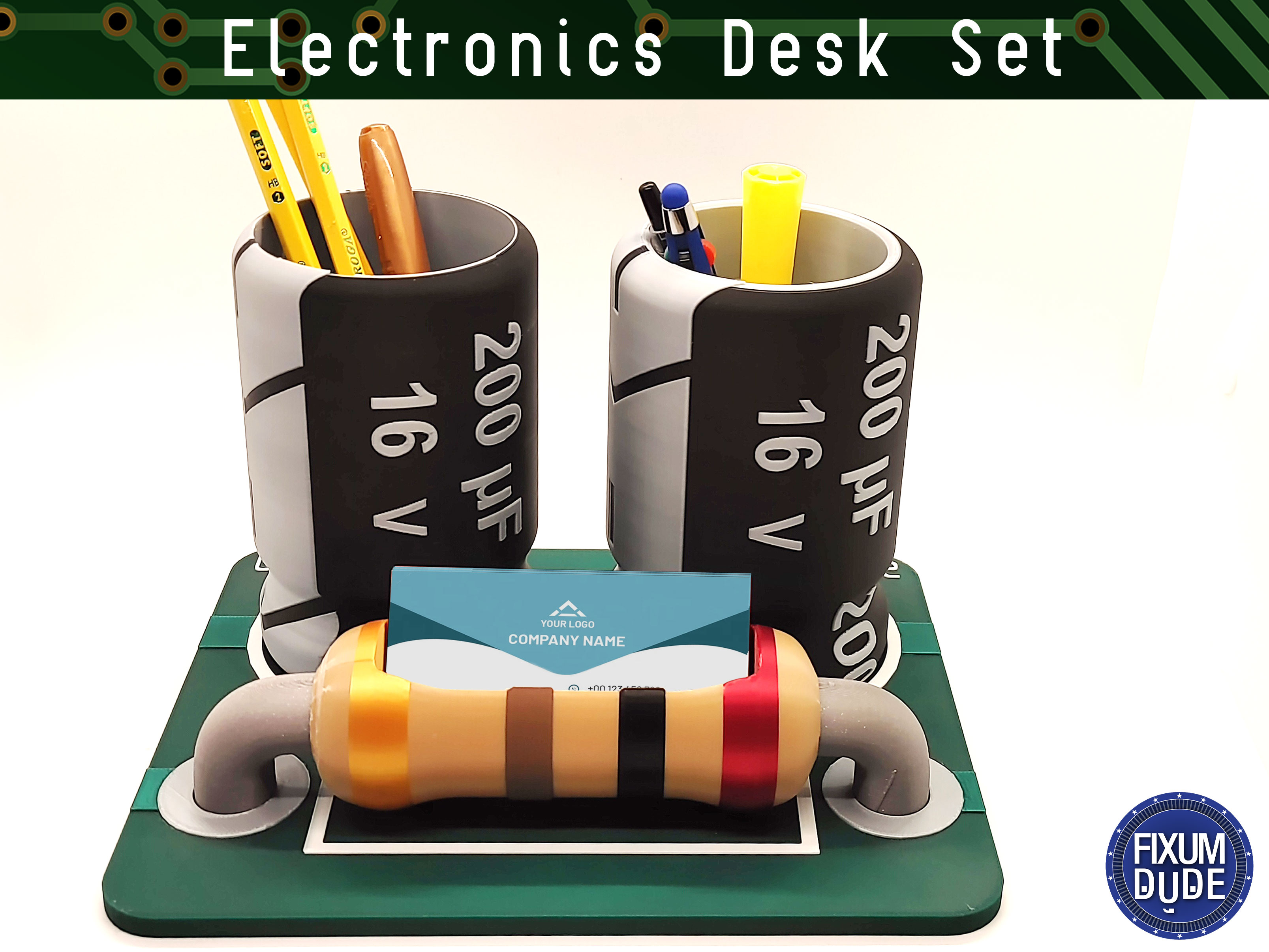 Electronics Desk Set by fixumdude | Printables Store