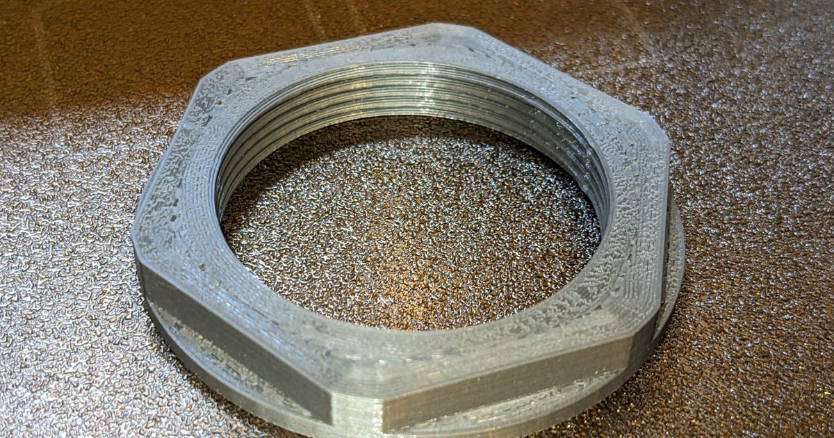 Lock Nut M40 1.5mm pitch by LexaAstarof | Download free STL model ...