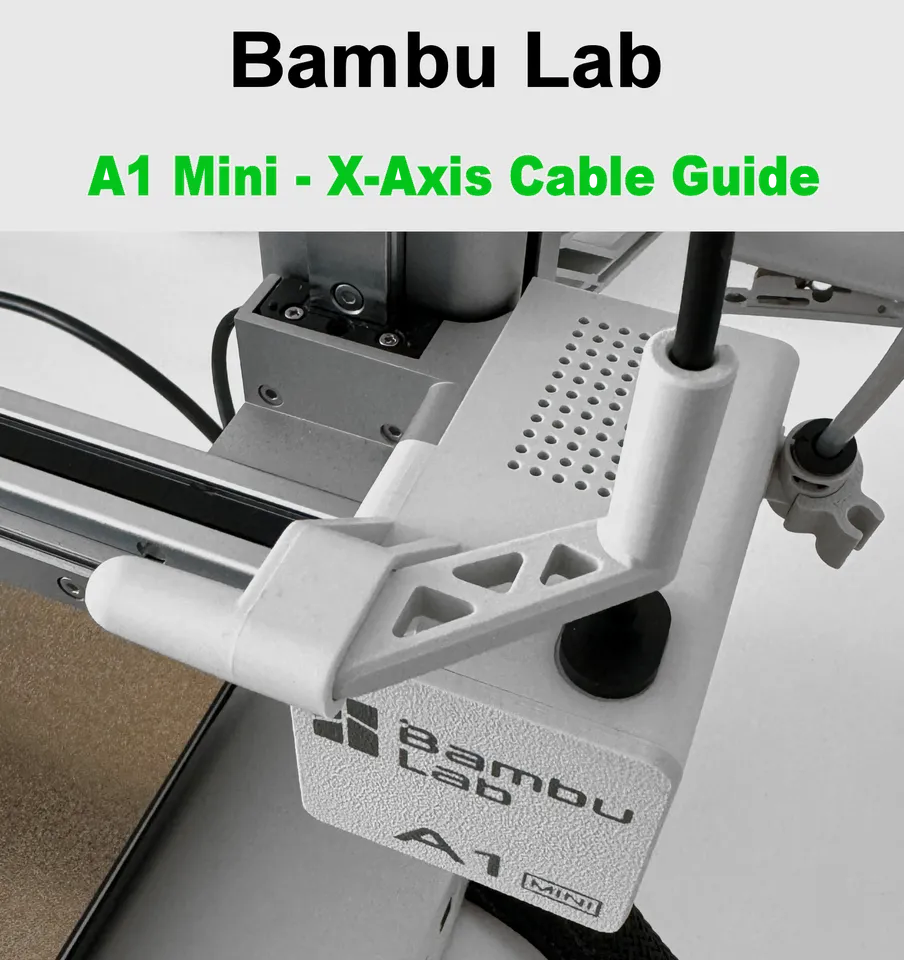 Bambu Lab A1 Mini - X-Axis Cable Guide by STORM DESIGN | Download free ...