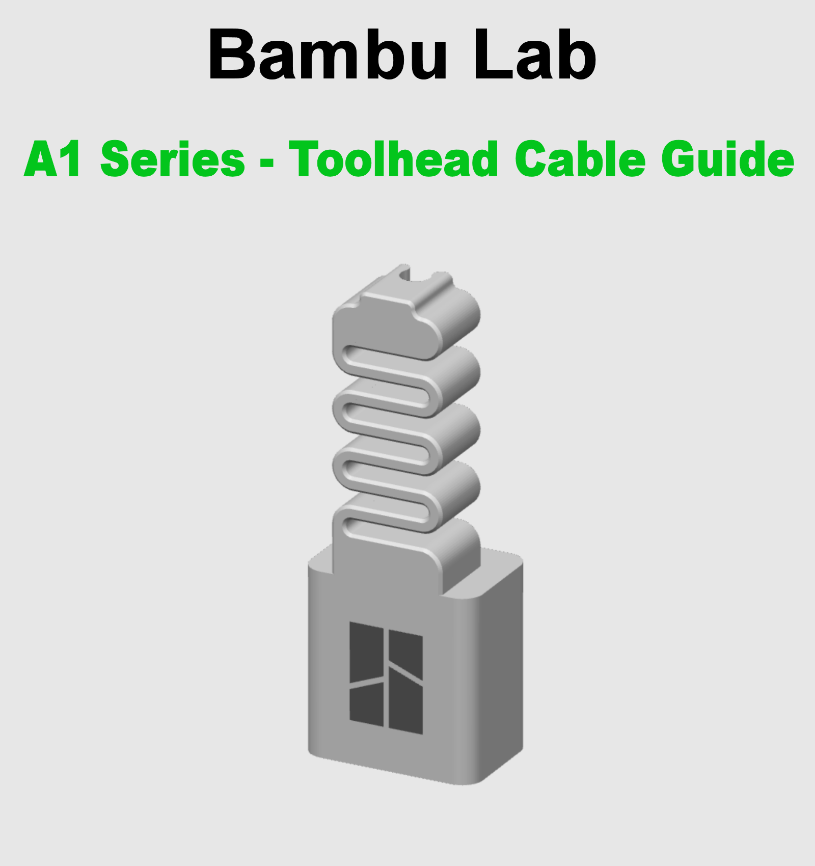 Bambu Lab A1 Series - Toolhead Cable Guide par STORM DESIGN ...