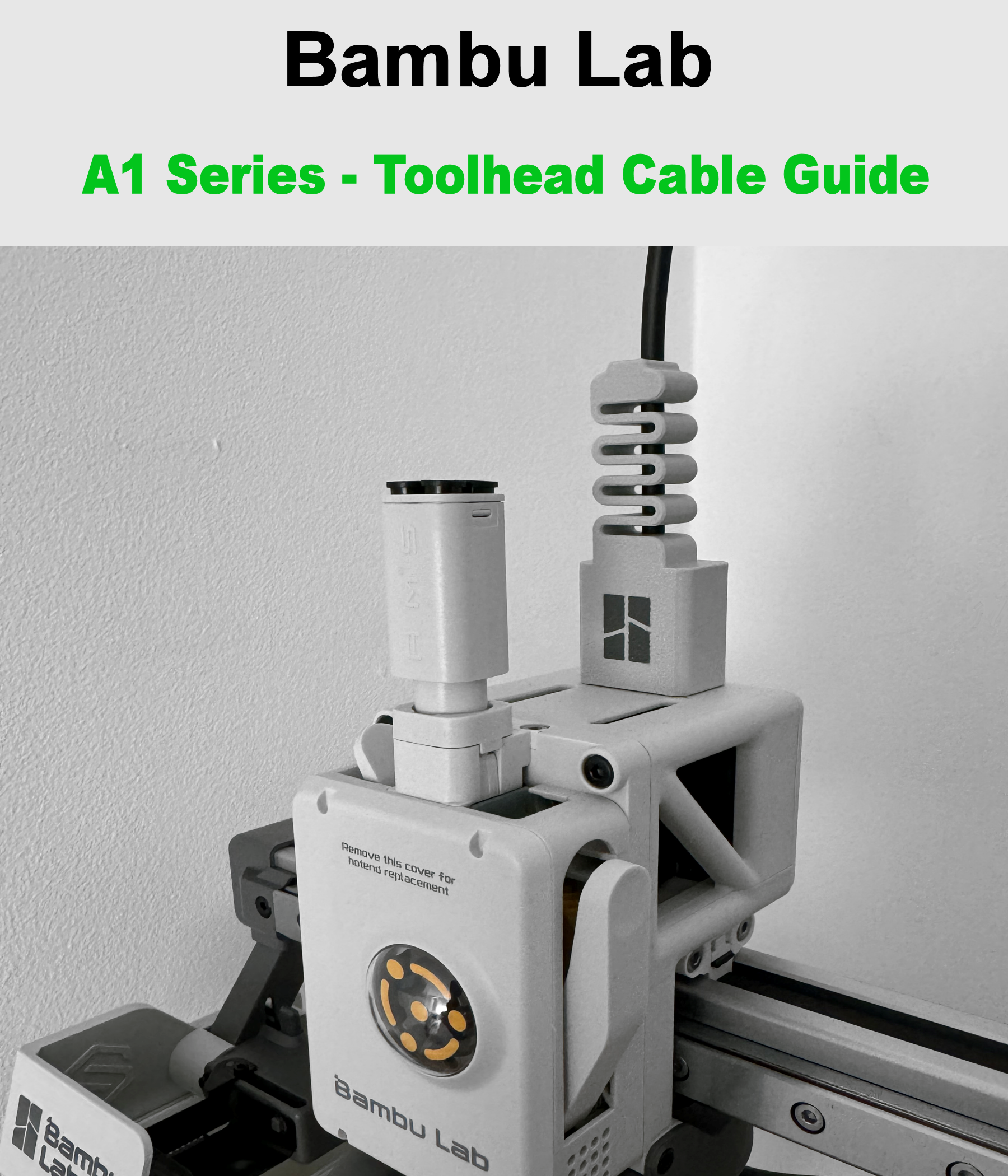Bambu Lab A1 Series - Toolhead Cable Guide par STORM DESIGN ...