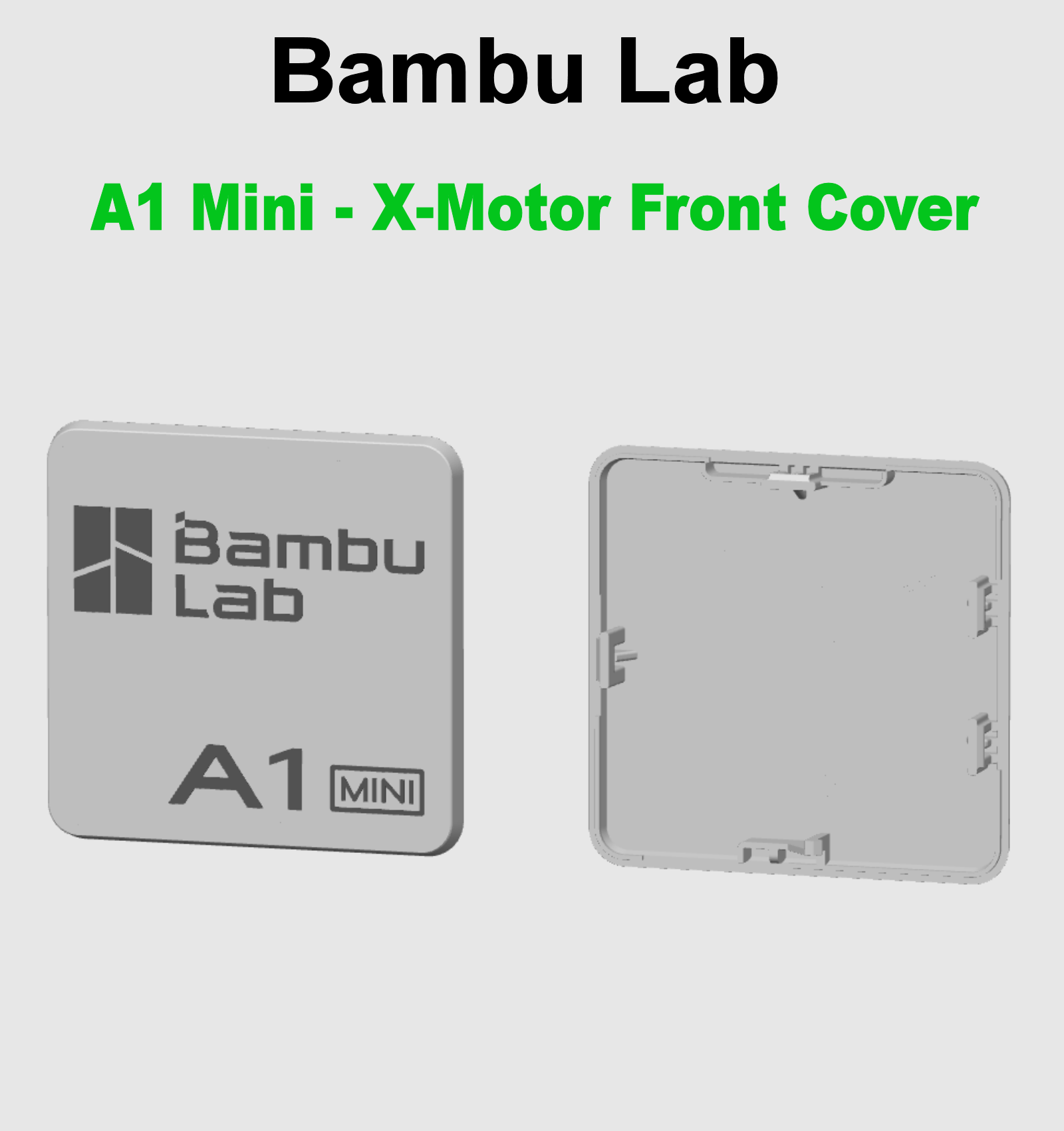 Bambu Lab A1 Mini - X-Axis Motor Front Cover od autora STORM DESIGN ...