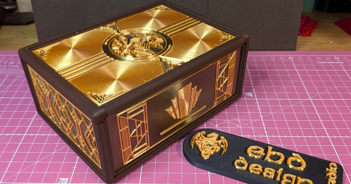 Art Deco Styled Box by EBD Design Studio | Download free STL model ...