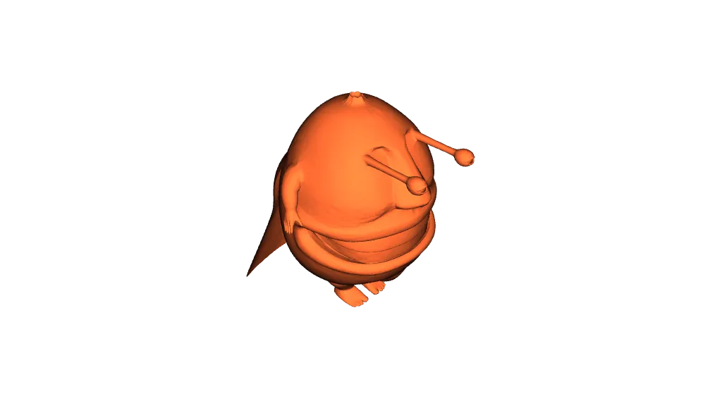 Ojama King from Yu-Gi-Oh by Skeleton Dan | Download free STL model ...