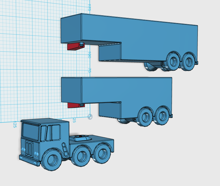 Semi CabOver by BuildersMark | Download free STL model | Printables.com