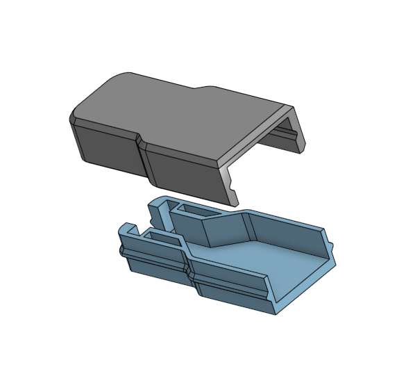 USB Type A Housing - Cover - Case by kaje | Download free STL model ...