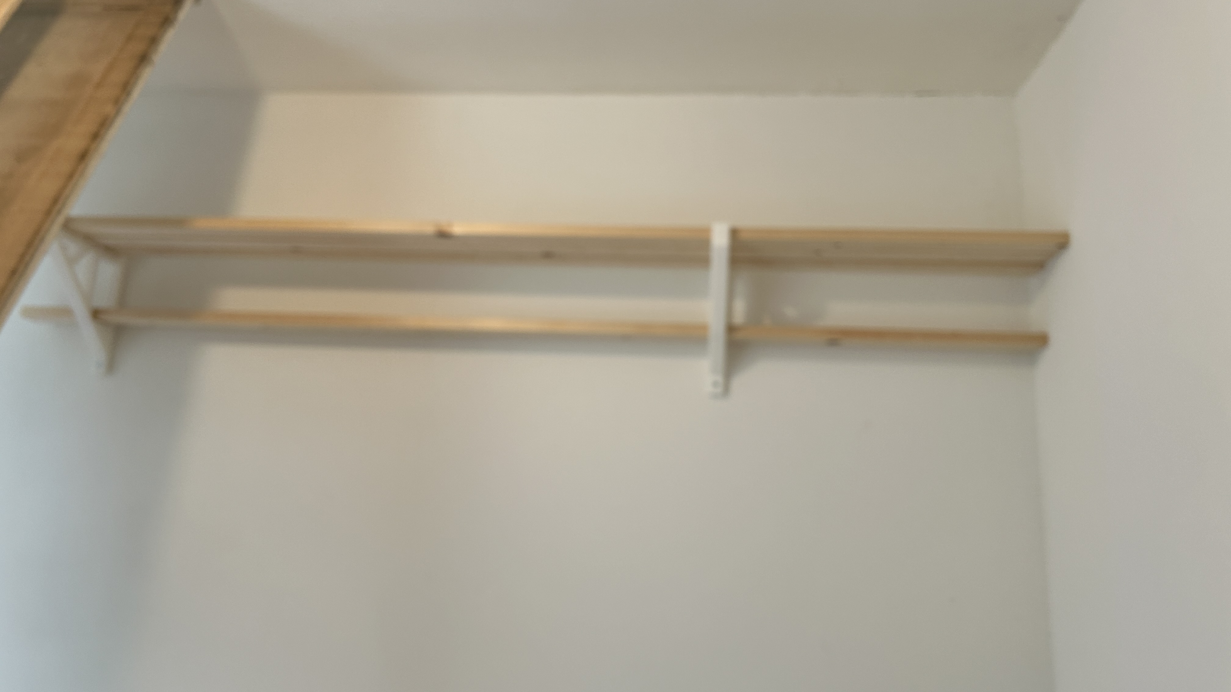 Simple Wall Shelf with double storage space by Zachary3Dprints ...