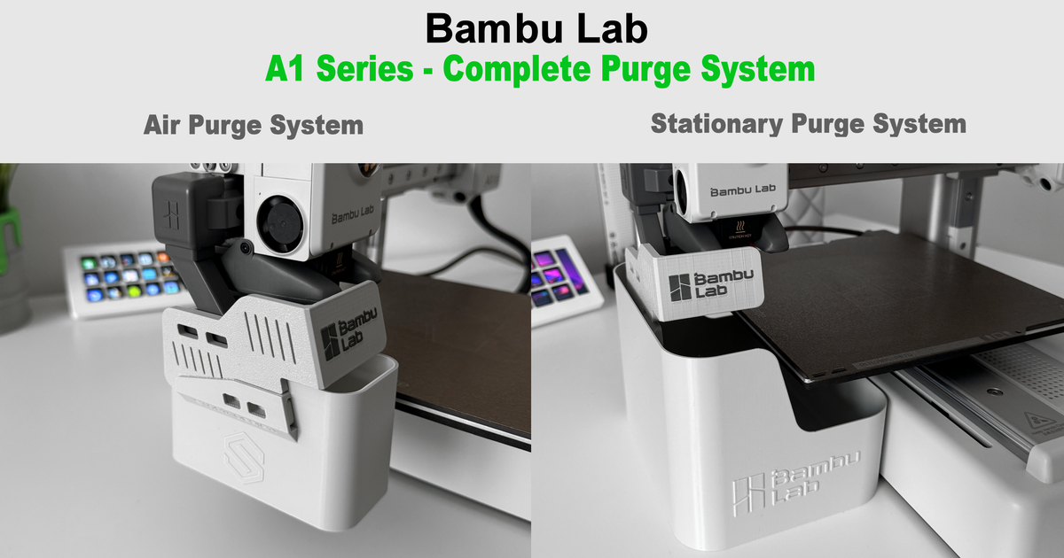 Bambu Lab A1 Series - Complete Purge System - Poop Bin - Trash Bin ...