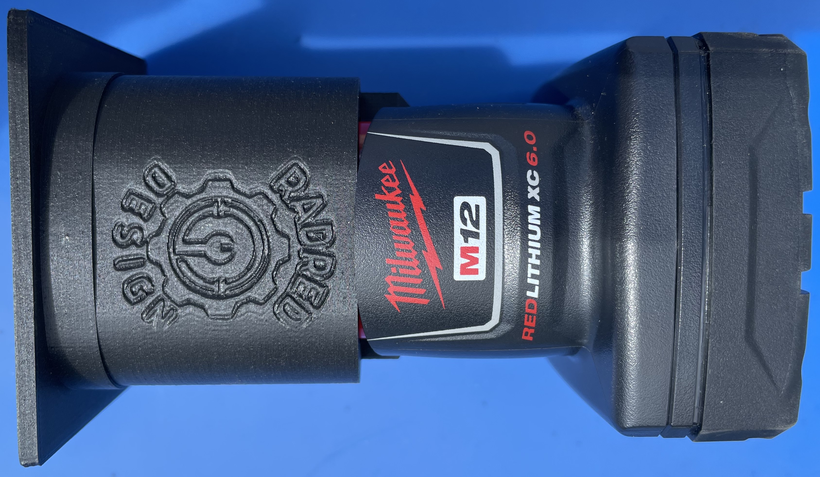 Milwaukee m12 Battery Adapter by RADRED Design | Download free STL ...