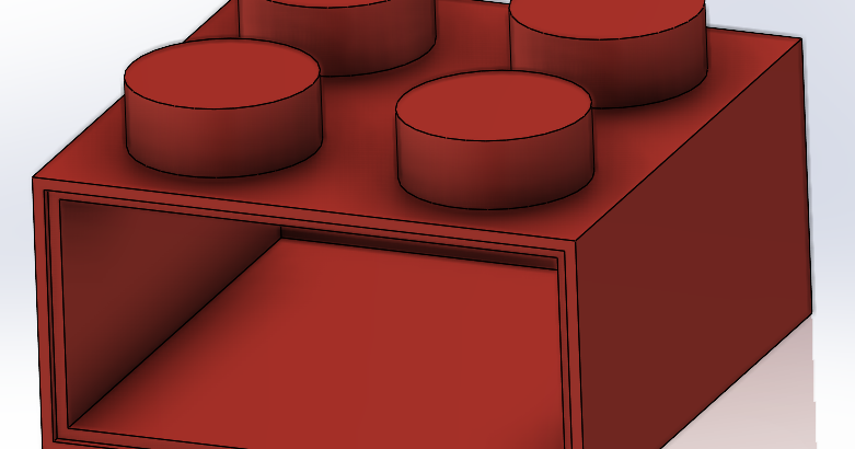 Lego block box with hidden magnet storage by Cooper | Download free STL ...