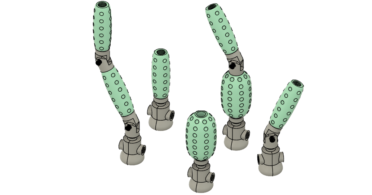 MODULAR STICK ADAPTOR (FIXED) by ben | Download free STL model ...
