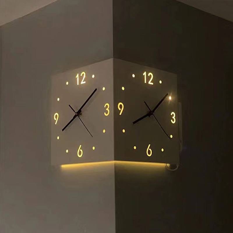 Corner Clock by NaisuanShop | Download free STL model | Printables.com