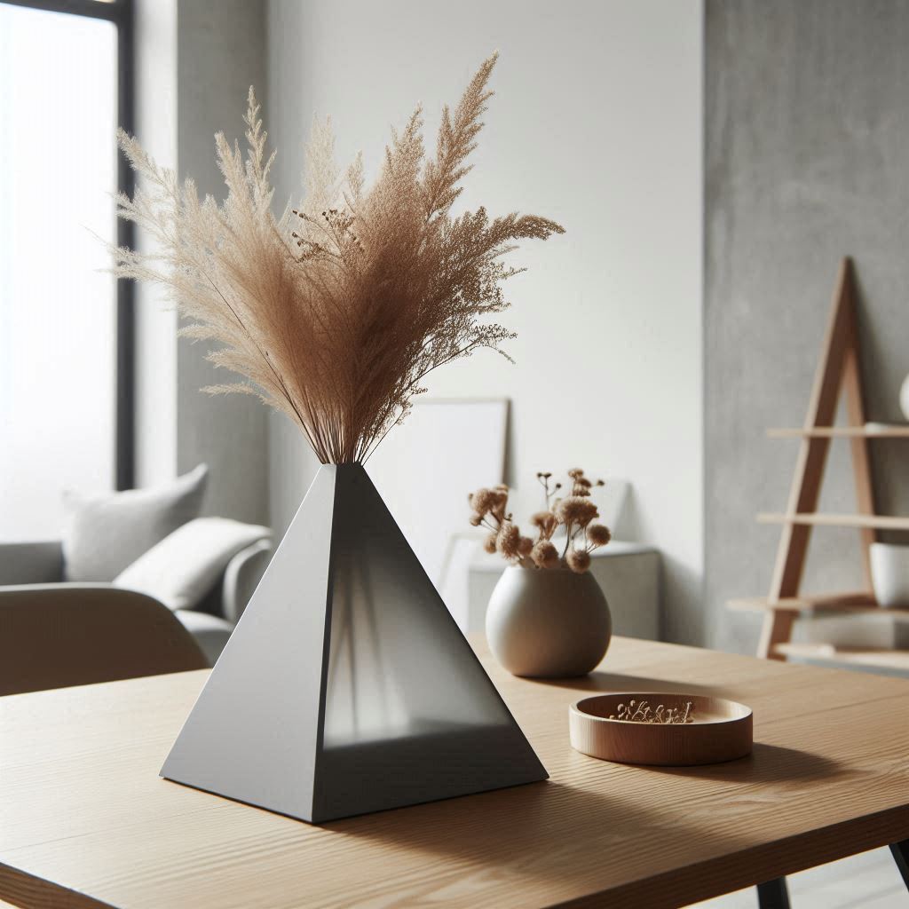 Designer Pyramid Vase Translucent Appearance by Deltaprints | Download ...