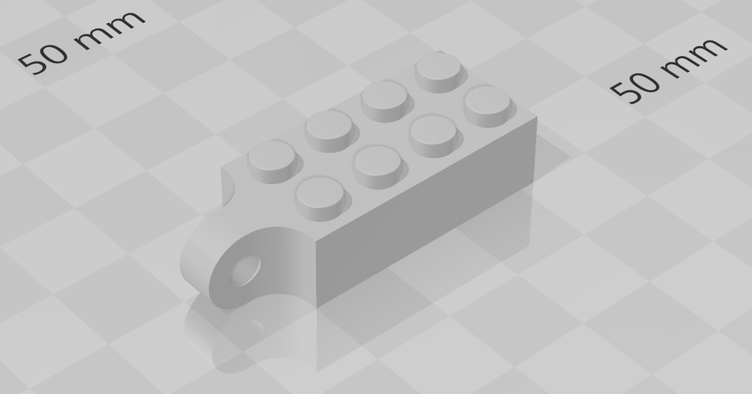 keychain lego brick.stl by Megahub | Download free STL model ...