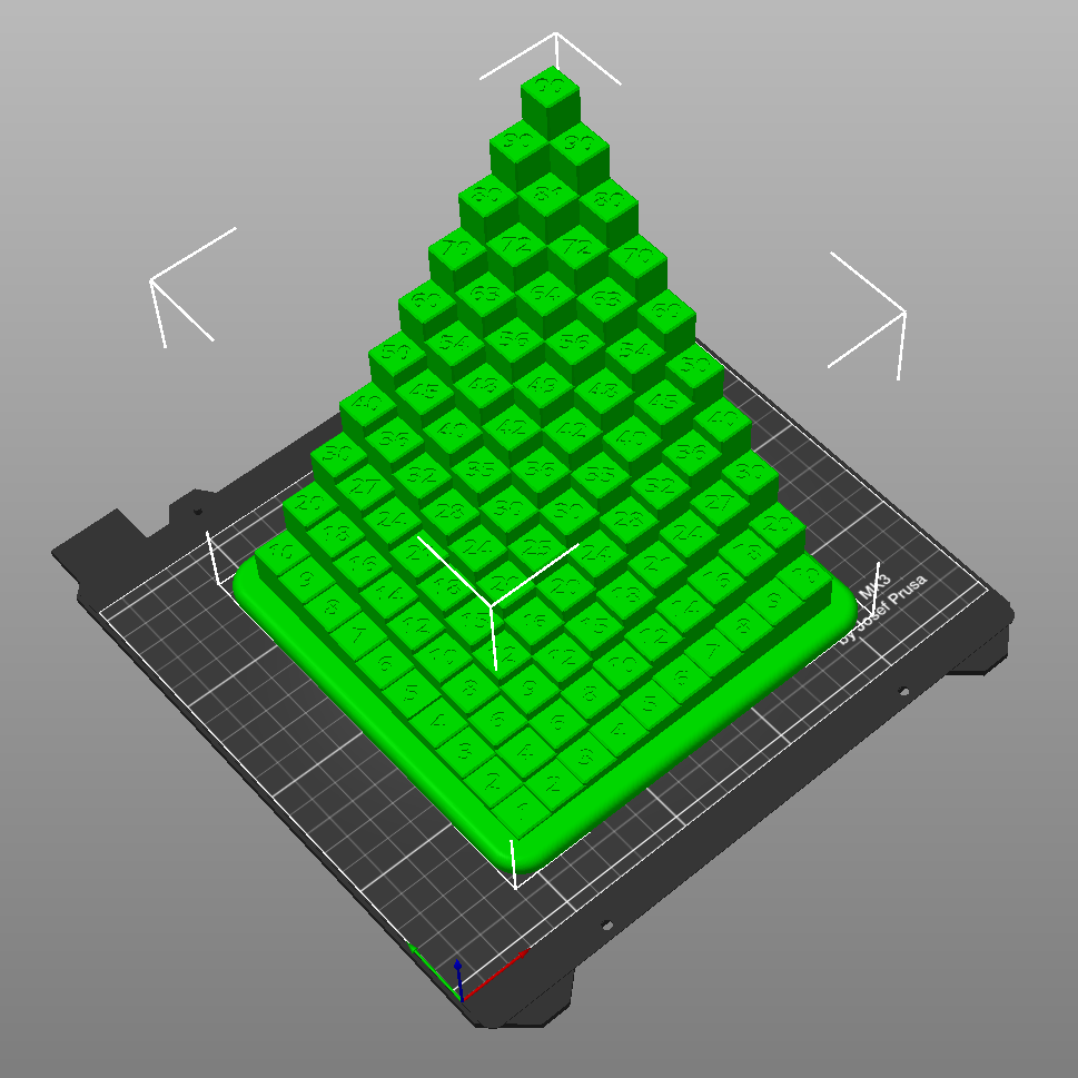 Multiplication table ( pyramid ) by krutihlav | Download free STL model ...