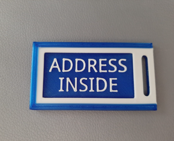 Luggage tag V2 by Old Lady | Download free STL model | Printables.com